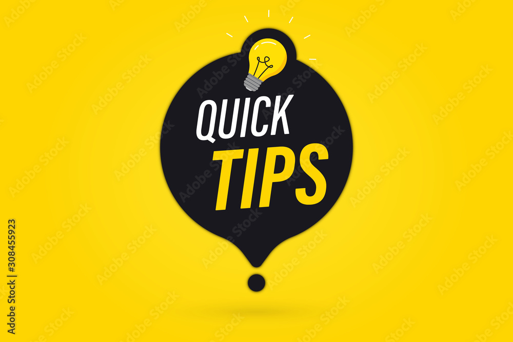 Quick tips, helpful tricks vector logos, emblems and banners. Quick ... Quick tips, helpful tricks vector logos, emblems and banners. Quick ...