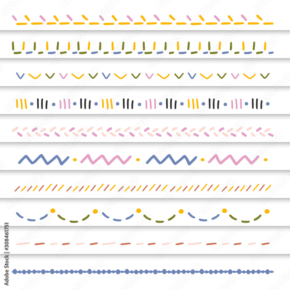 Decorative embroidery pattern brushes, sewing and crafts decoration ...