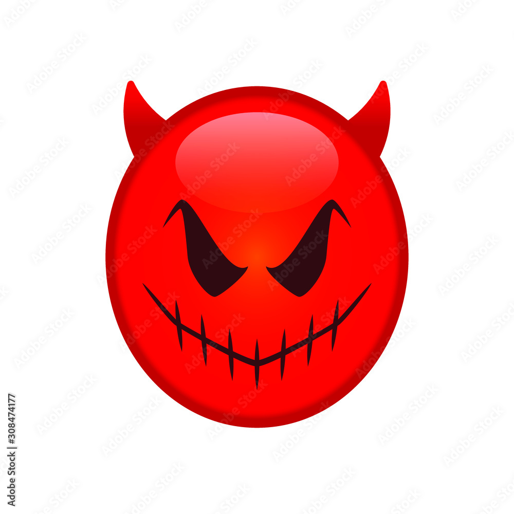 Devil Smiley Text