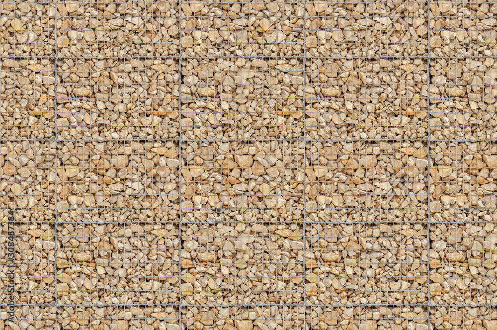 seamless gabion wall as background Stock Photo | Adobe Stock
