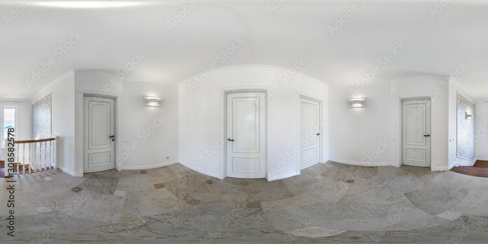full seamless spherical hdri panorama 360 degres angle view in empty ...