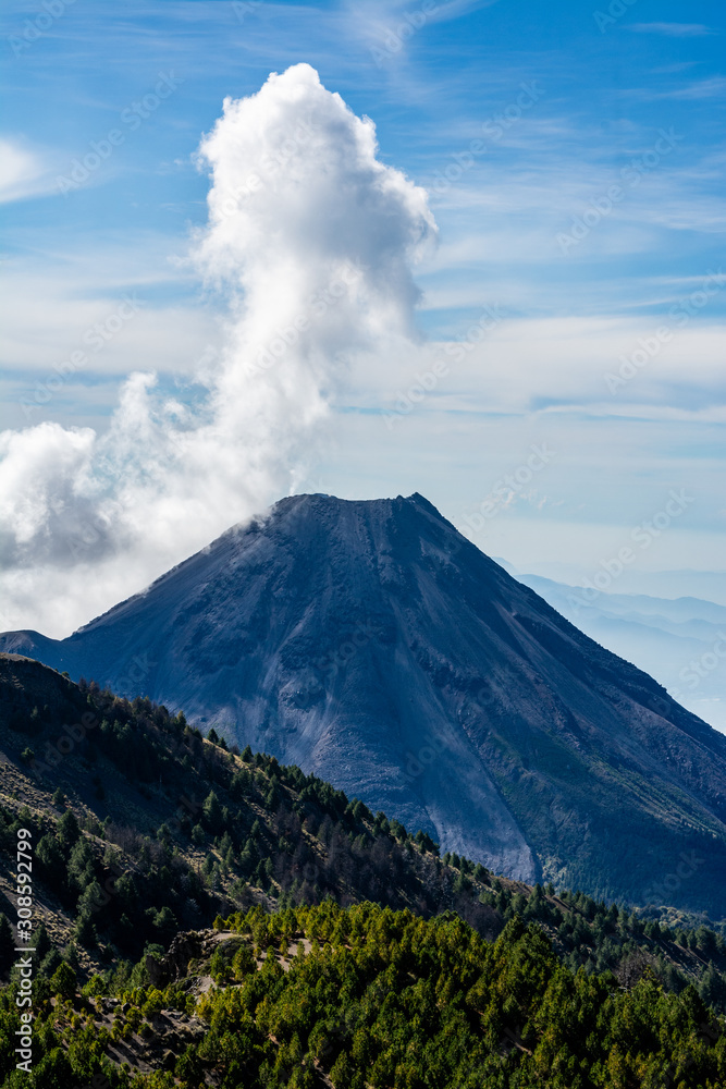 volcán nevado de Colima Stock Photo | Adobe Stock