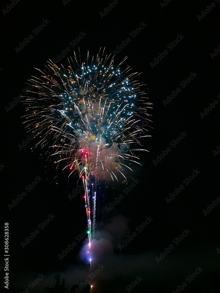 Big explosions on July 4th - Fireworks Stock Photo | Adobe Stock