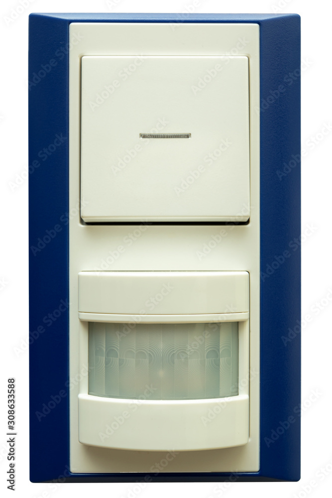 Motion sensor of safety guard alarm foto de Stock | Adobe Stock