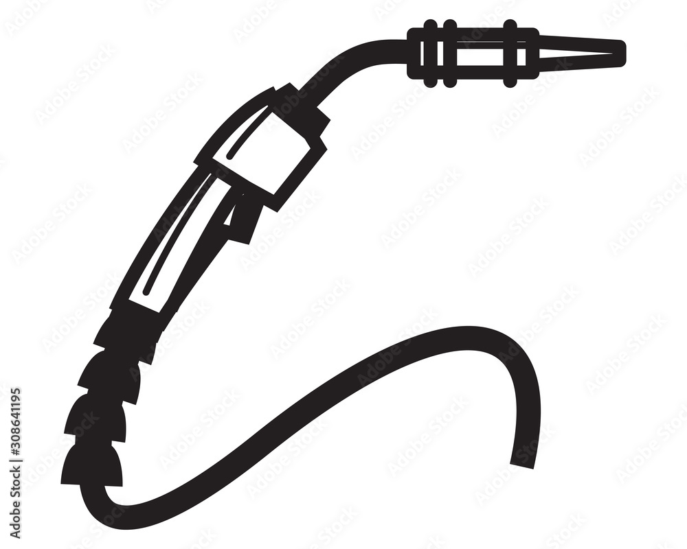 Welding Torch Icon Stock Vector | Adobe Stock