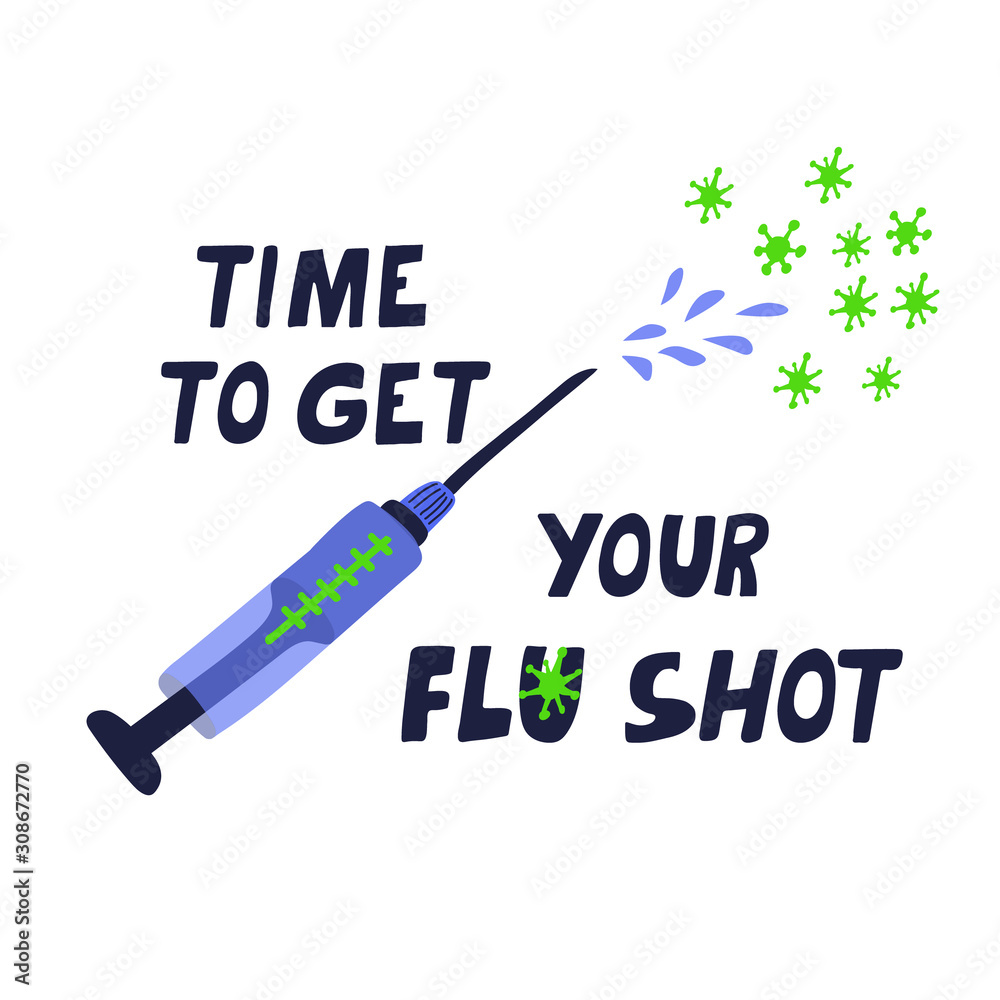 Get Your Flu Shot Poster