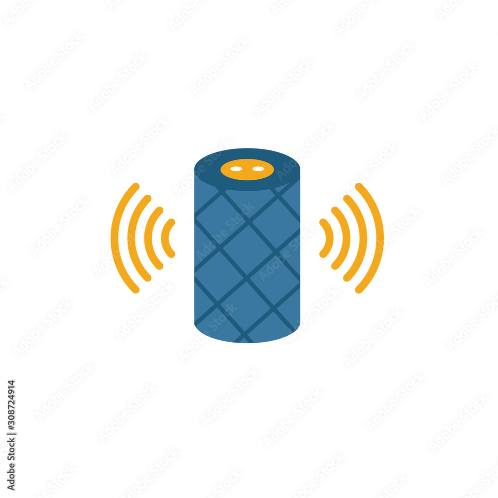 Smart Speakers icon. Simple element from smart home icons collection ...