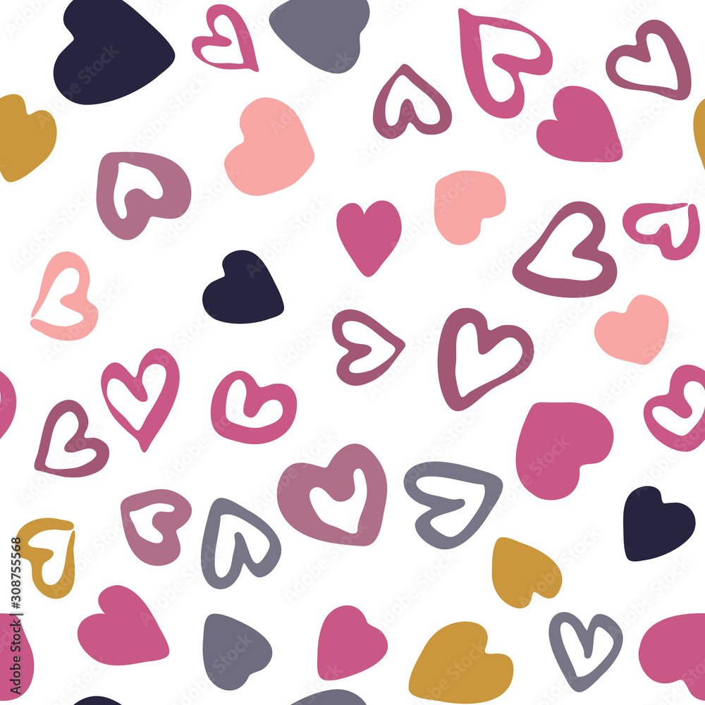 February Heart Background