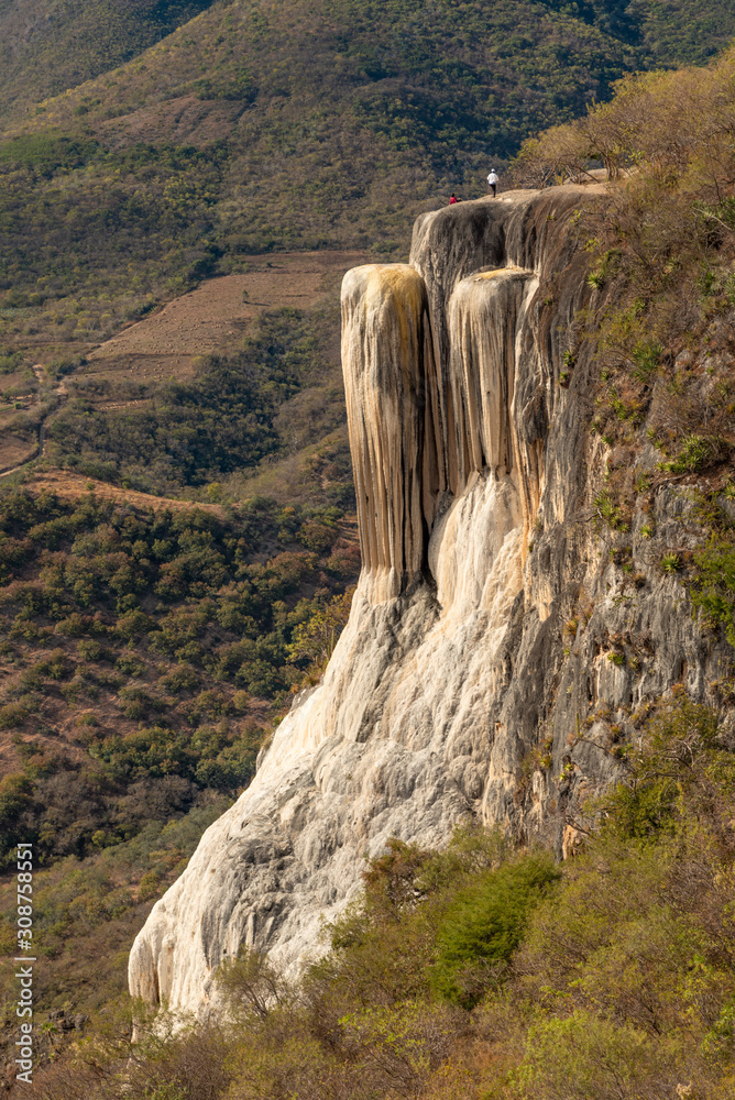 Foto de Hierve el agua Oaxaca, Mexico, Cascadas petrificadas do Stock ...