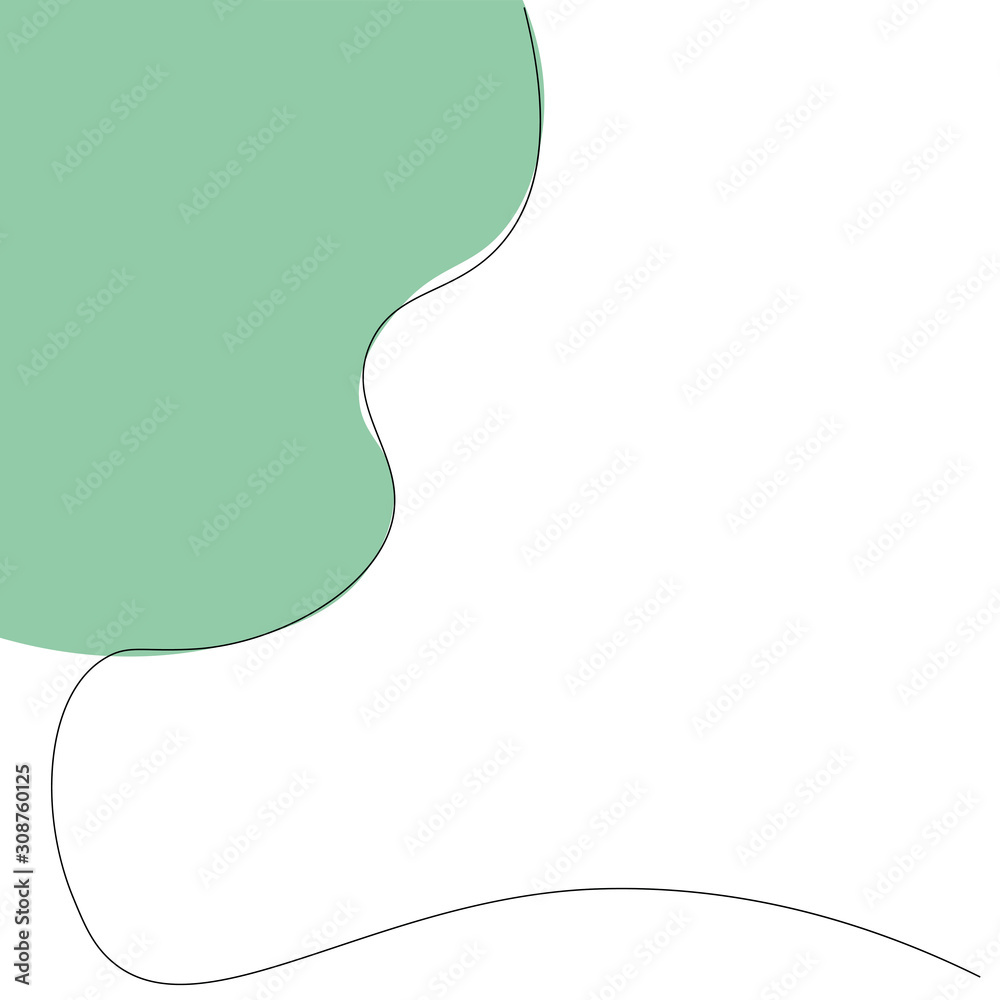 Forest background line drawing, vector illustration Stock Vector ...