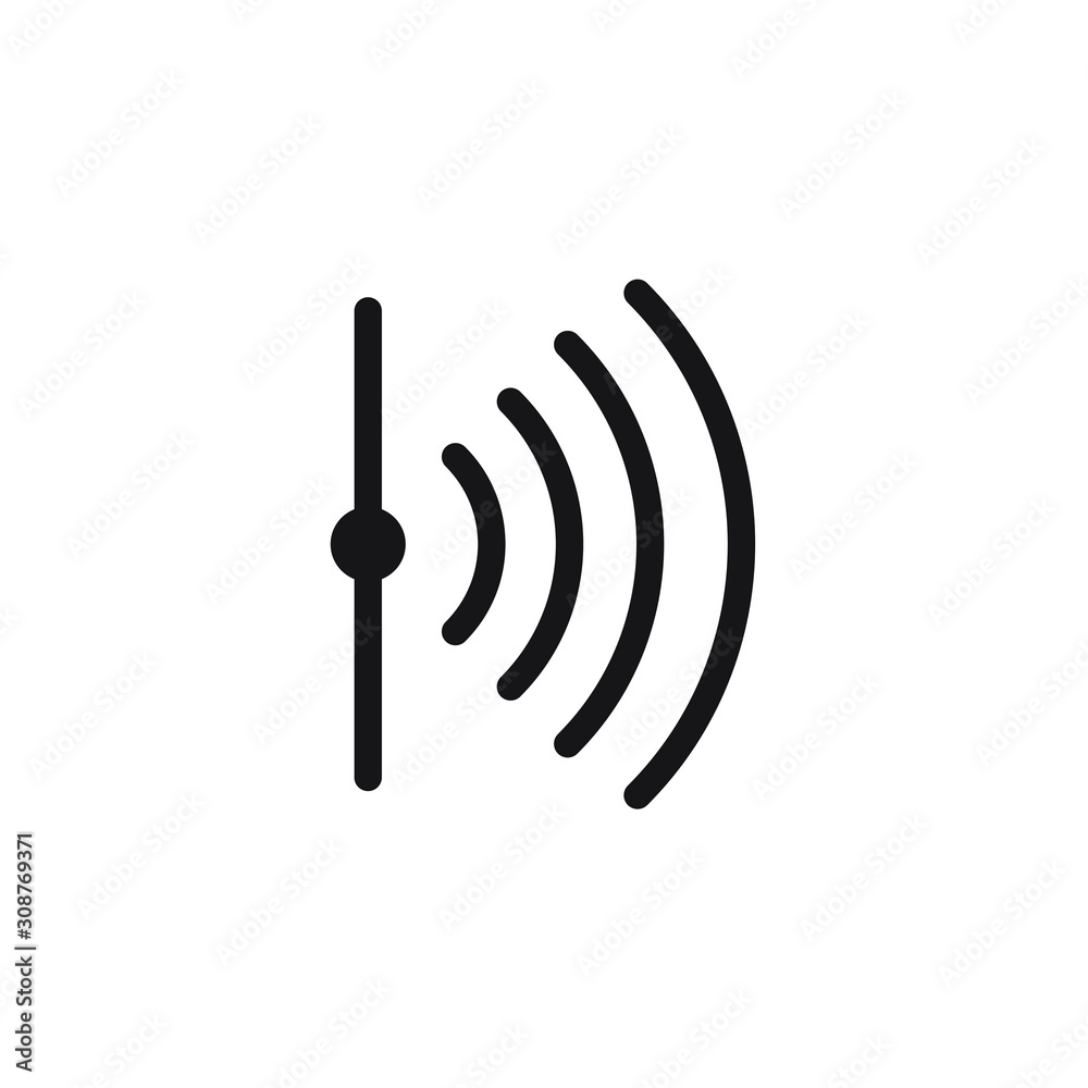 Sensor icon template color editable. Sensor symbol vector sign isolated ...
