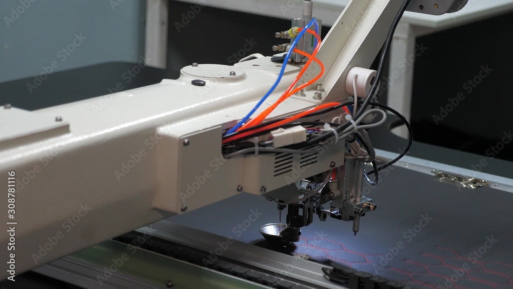 sewing machine control computer. automatic sewing machine. Automated ...