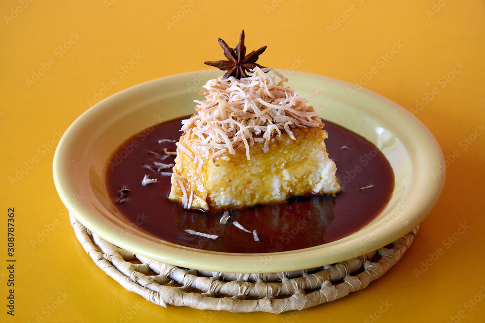 tapioca pudding, brazilian dessert Stock Photo | Adobe Stock