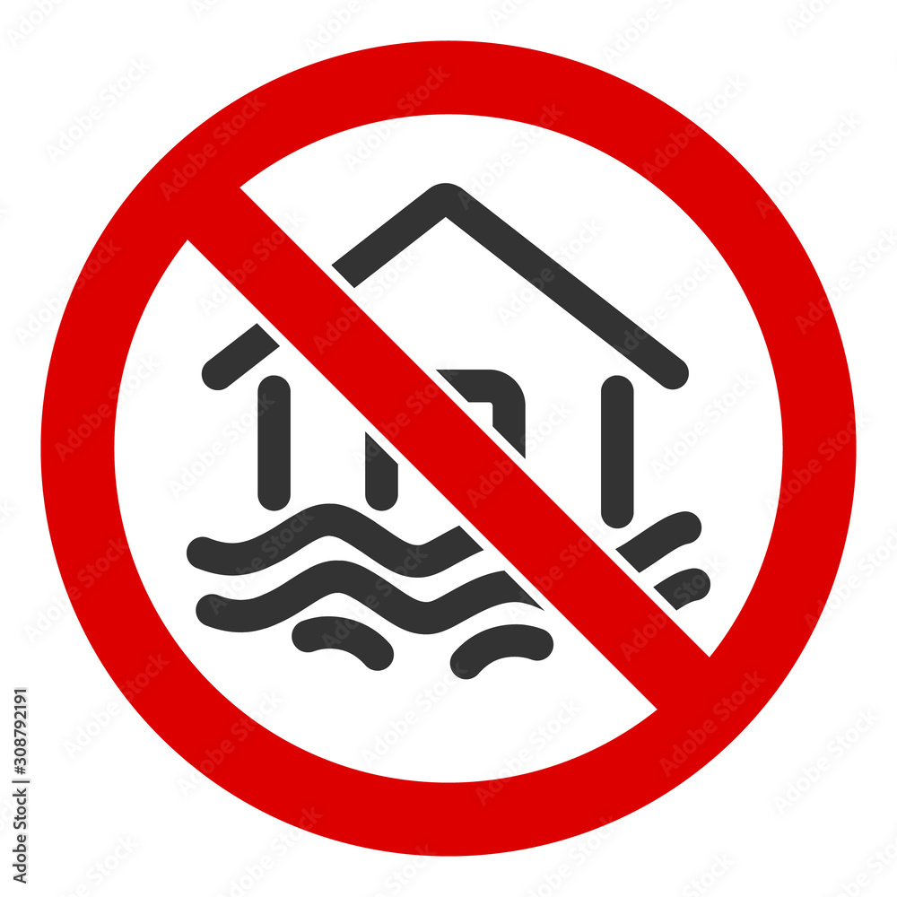 Flood Signs Icon
