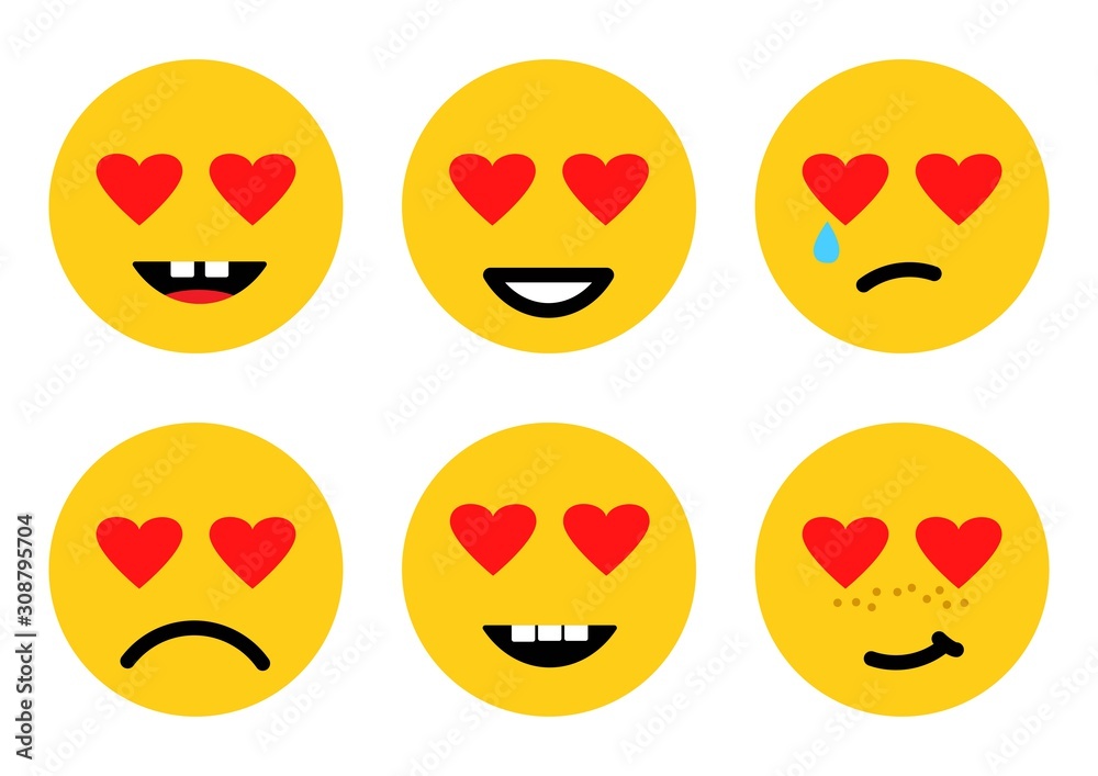 Love Emotions Faces