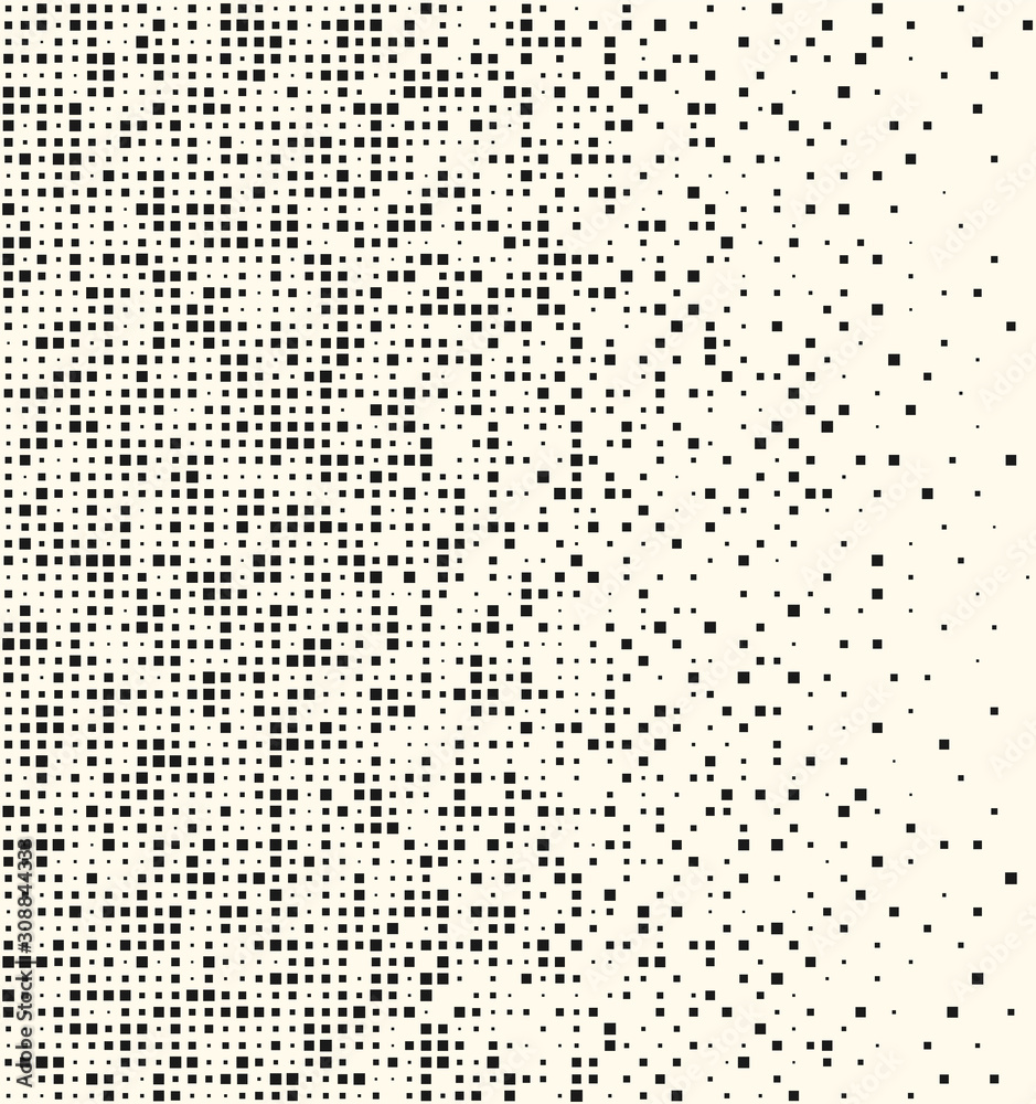 Pixel mosaic texture. Effect, dissolution, monochrome fine particles ...