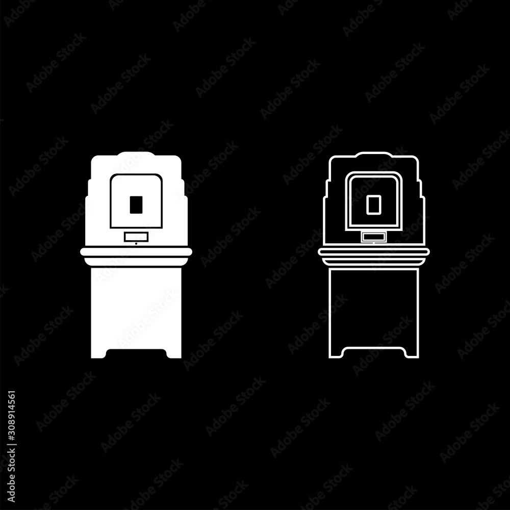 Electoral voting machine Electronic EVM Election equipment VVPAT icon ...