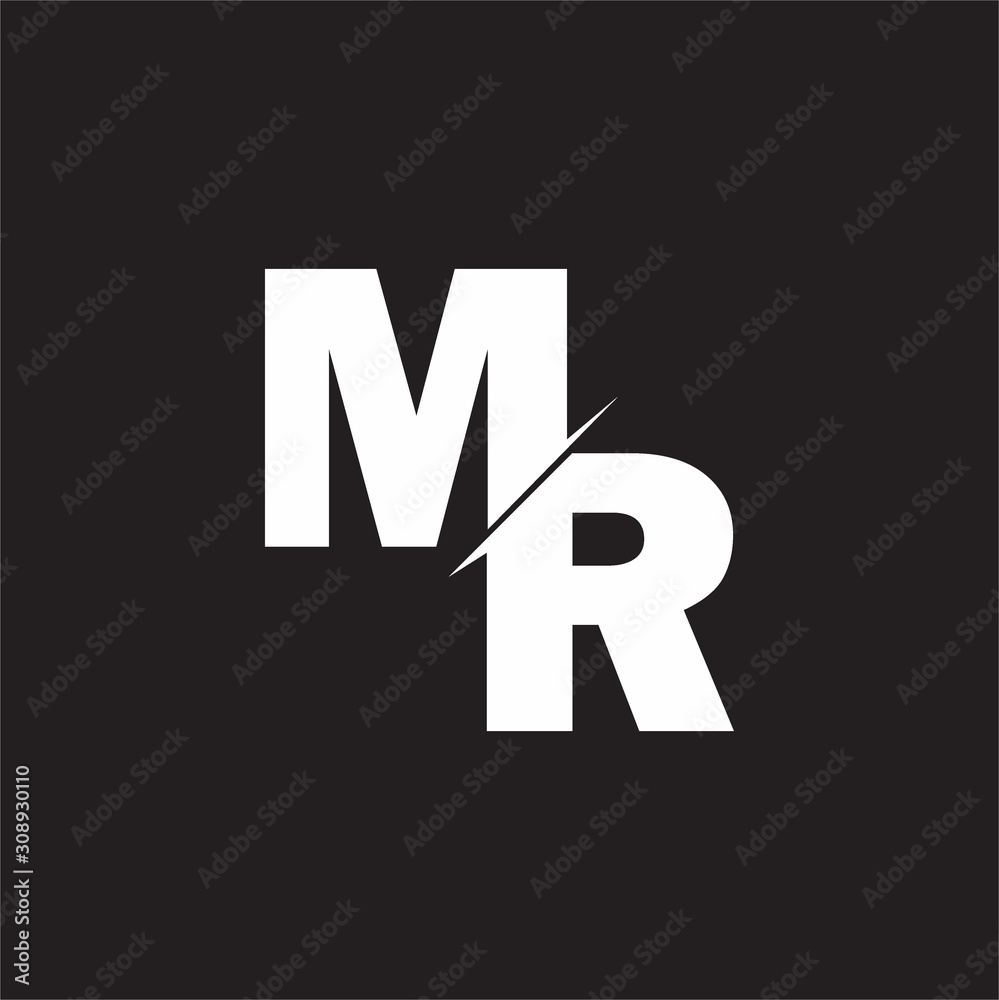 MR Logo Stock Vector | Adobe Stock