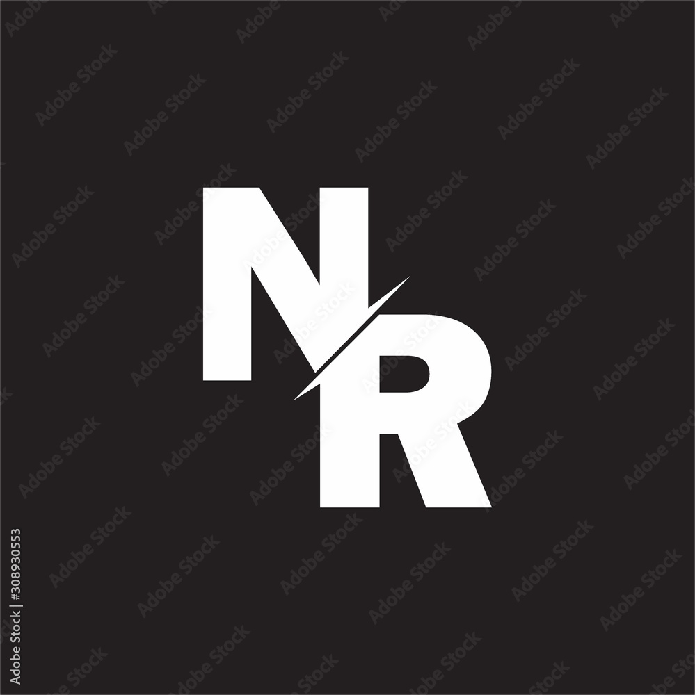 NR Logo Stock Vector | Adobe Stock