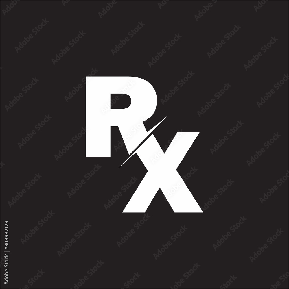 RX Logo Stock Vector | Adobe Stock