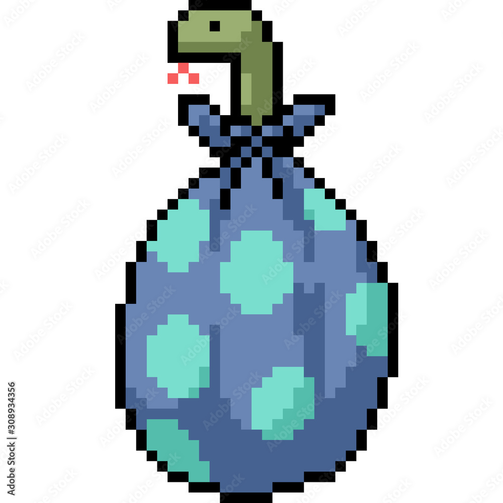 vector pixel art snake Stock Vector | Adobe Stock