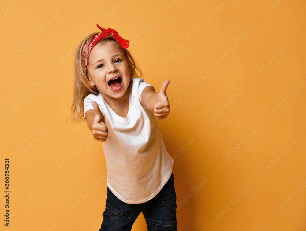 Happy Screaming Kid