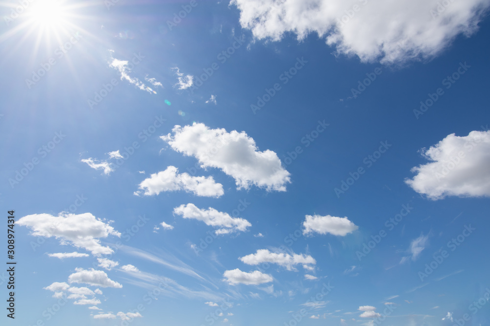 Daytime Sky With Sun