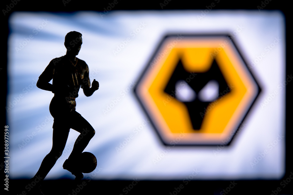 LONDON, ENGLAND, JULY. 1. 2019: Wolves, Wolverhampton Wanderers ...