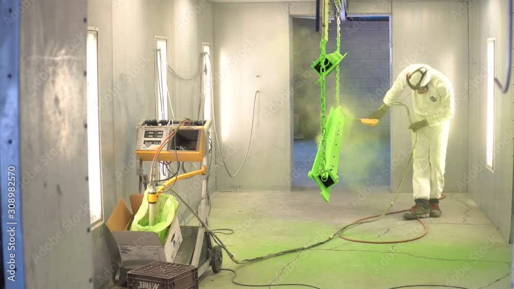 Industrial Electrostatic Powder Coating: A manufacturing process that ...