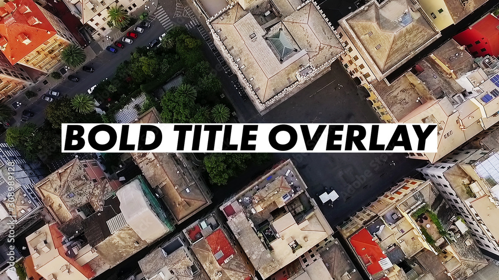 Bold Title Overlay Stock Template | Adobe Stock