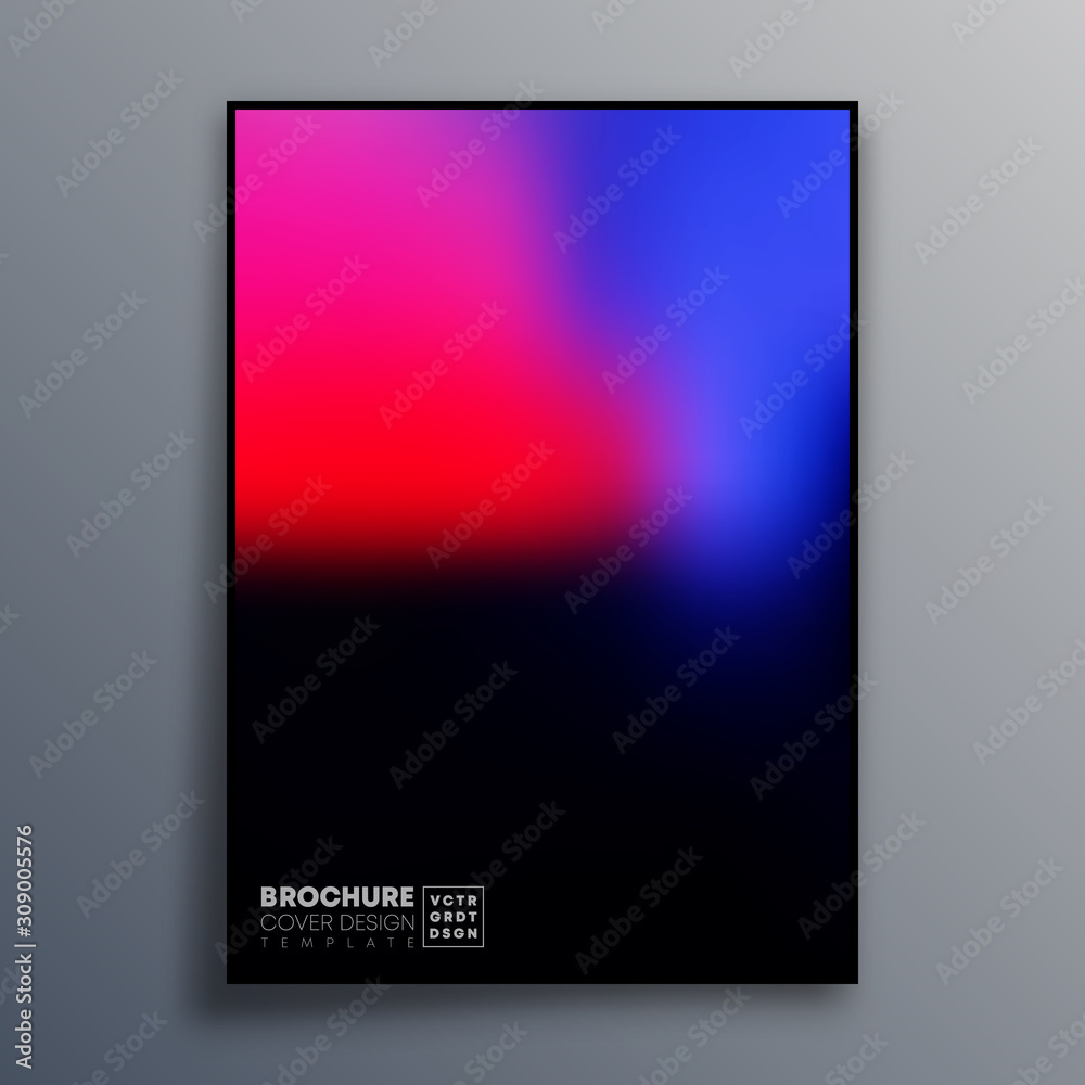 Abstract poster design with colorful gradient texture for wallpaper ...