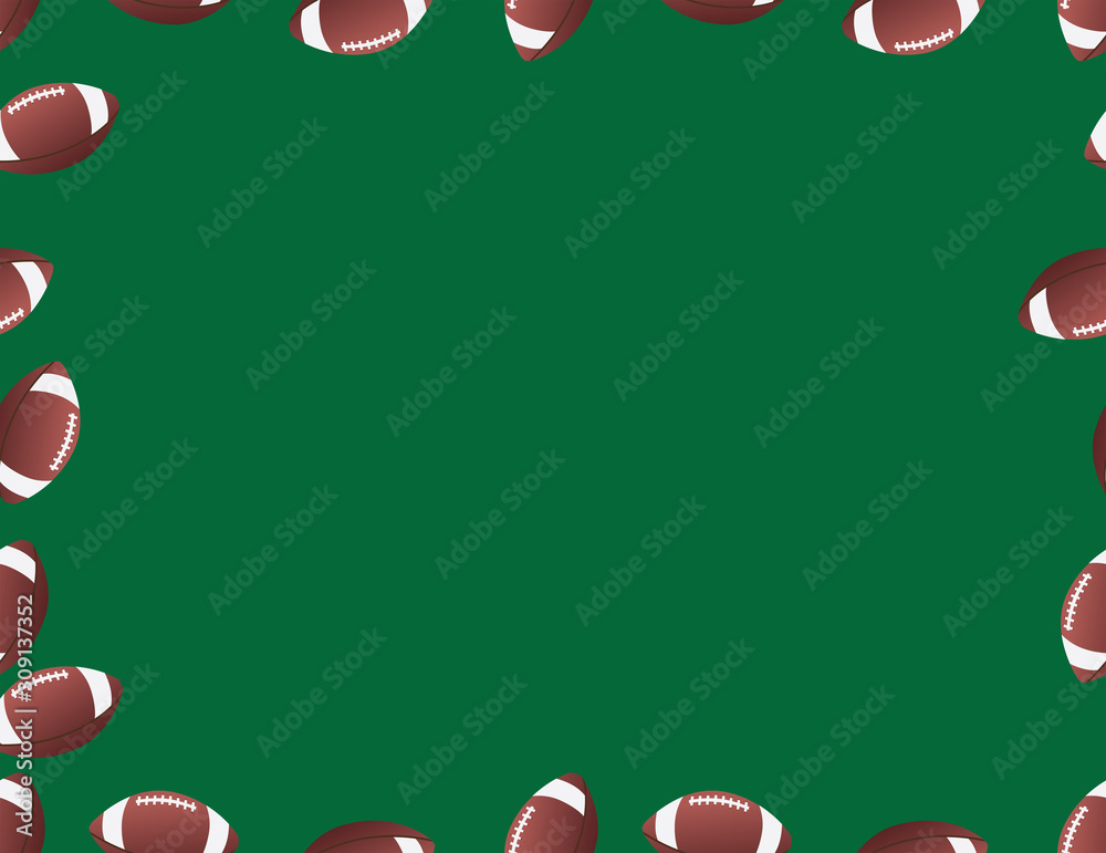 Football Border Clipart Free