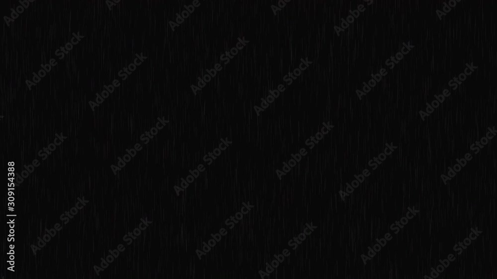 Vidéo Stock Stock 4k: Rain, raindrops in black night sky. High quality ...