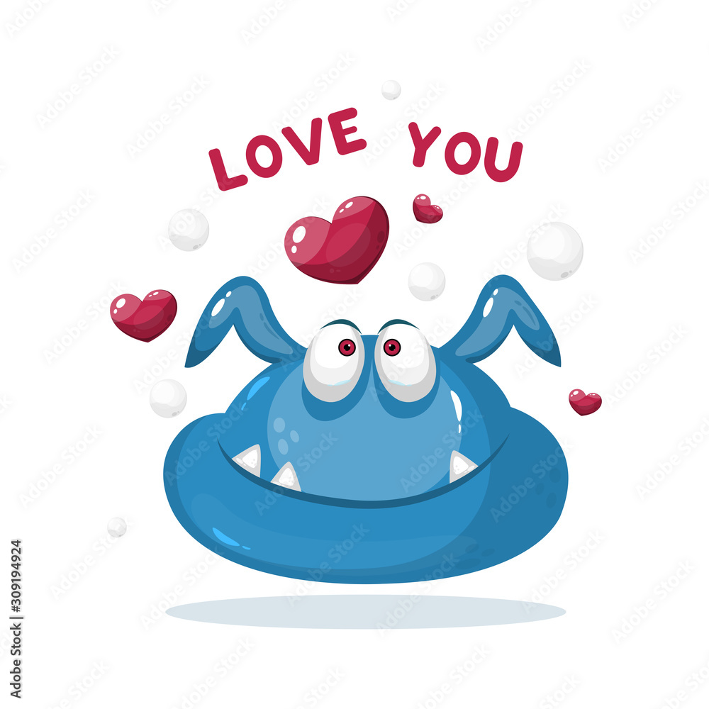 Funny Cartoon I Love You