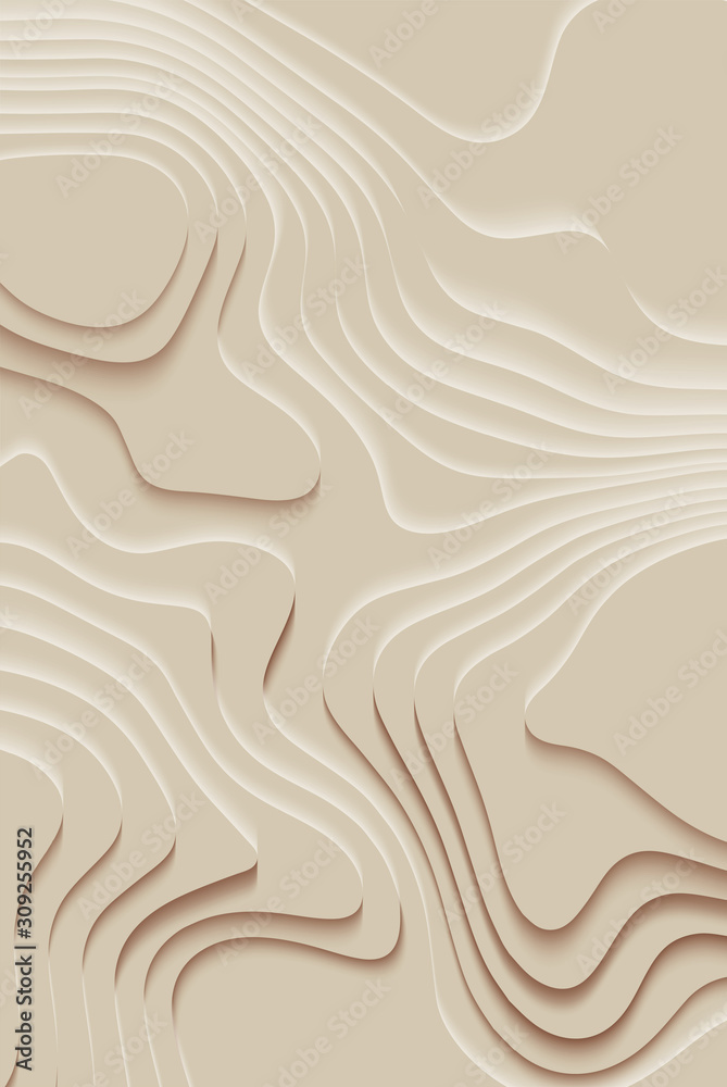 Paper cut design concept for flyers, presentations and posters ...