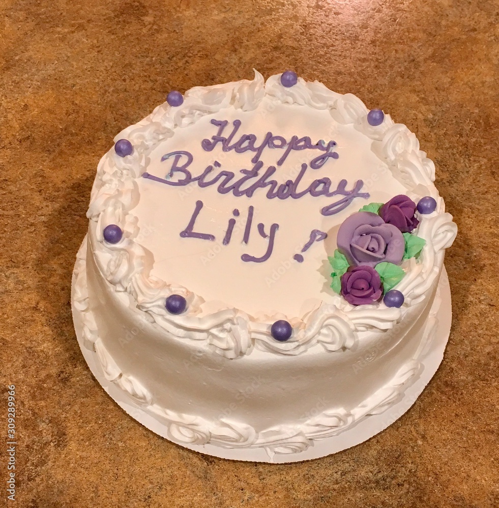 Lily Flower Birthday Cake at Blair Martin blog