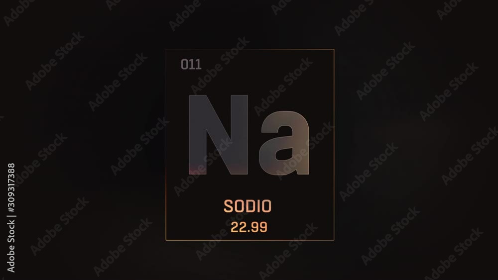 Vidéo Stock Neon as Element 10 of the Periodic Table. Seamlessly ...