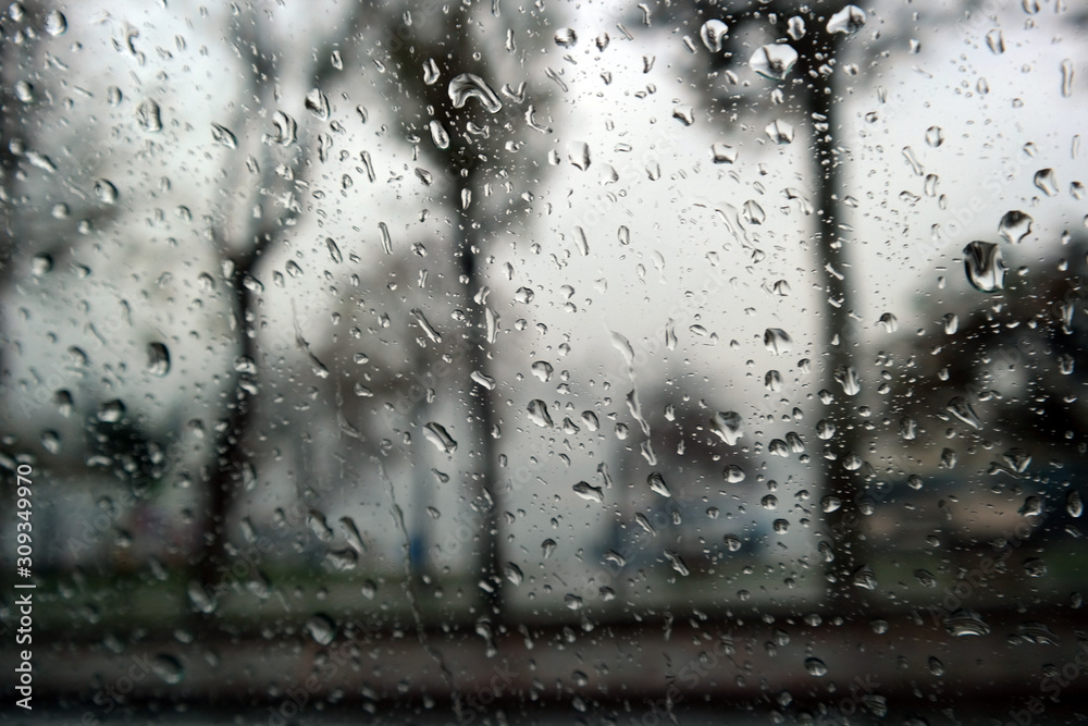 rain drops on window. Abstract background. banner background ...