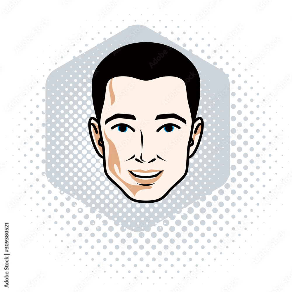 Positive Facial Expression Clip Art