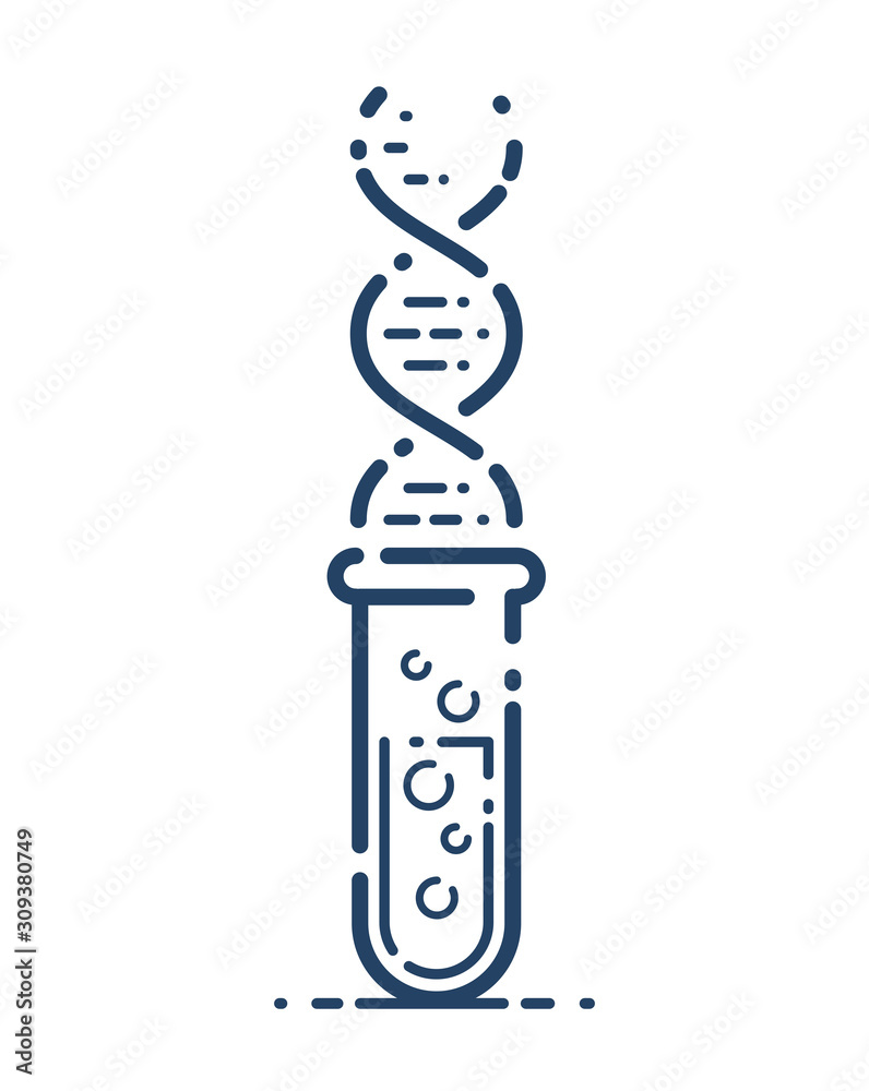 Simple Dna Strand Clip Art