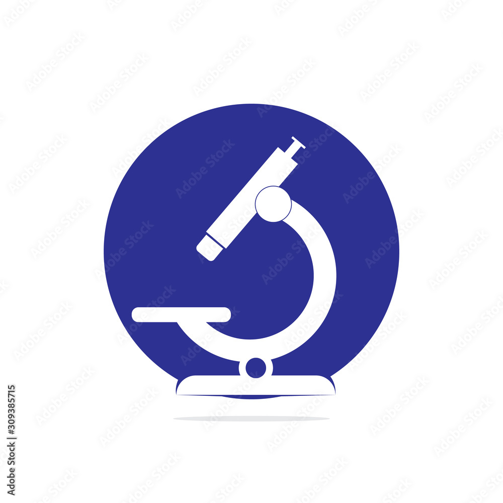 Microscope logo vector. Microscope Logo design vector illustration ...