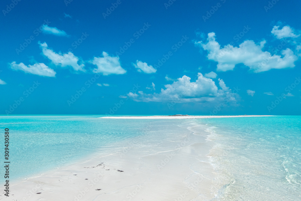 The Pristine Beaches of White Cay, Exumas, Bahamas Stock Photo | Adobe ...