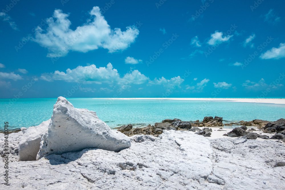 The Pristine Beaches of White Cay, Exumas, Bahamas Stock Photo | Adobe ...