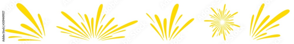 Splash Icon Yellow | Splashes | Droplets Symbol | Splashing Logo ...