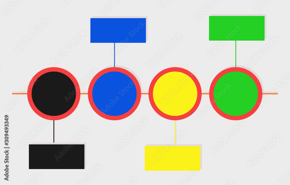 Infographic background template. Presentation design about process ...