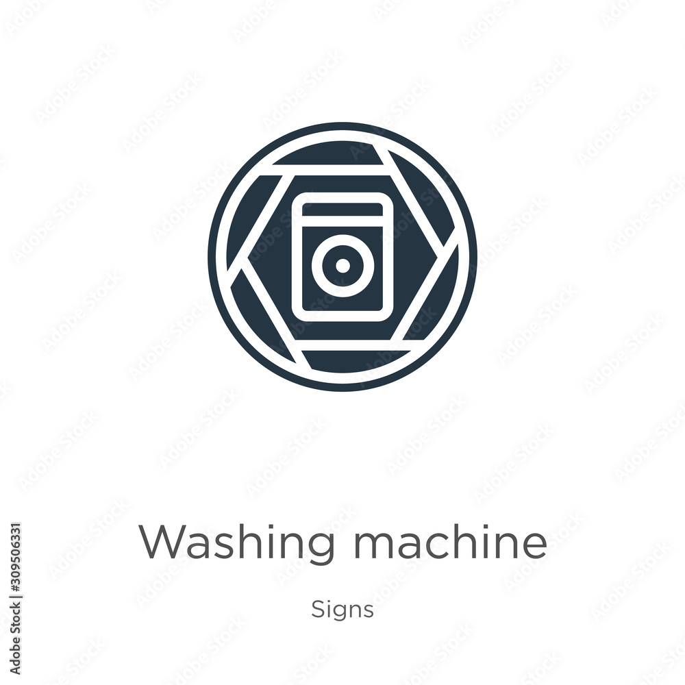 Washing machine icon icon vector. Trendy flat washing machine icon icon ...