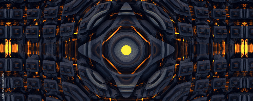 Futuristic black abstract hot rocket engine background Stock ...