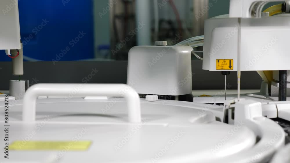 Blood and DNA sample probes test blood in professional clinical ...