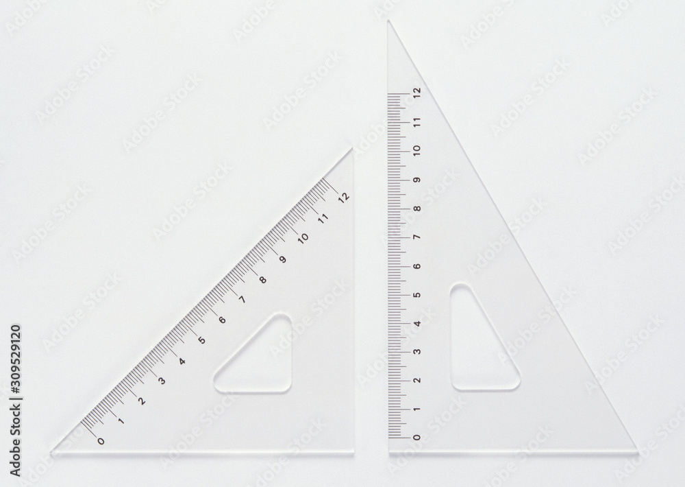 protractor isolated on white background Stock Photo | Adobe Stock
