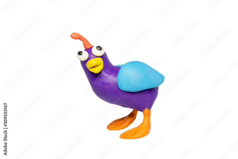 Cartoon characters, Quail isolated on white background with clipping ...